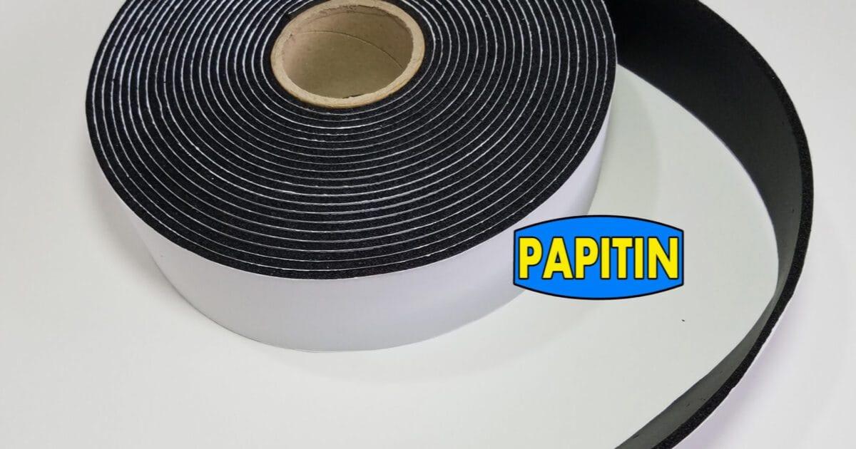 Rollo de FOAM (Goma para Junta) 1/8x2" x 30 Pie - Papitin.com